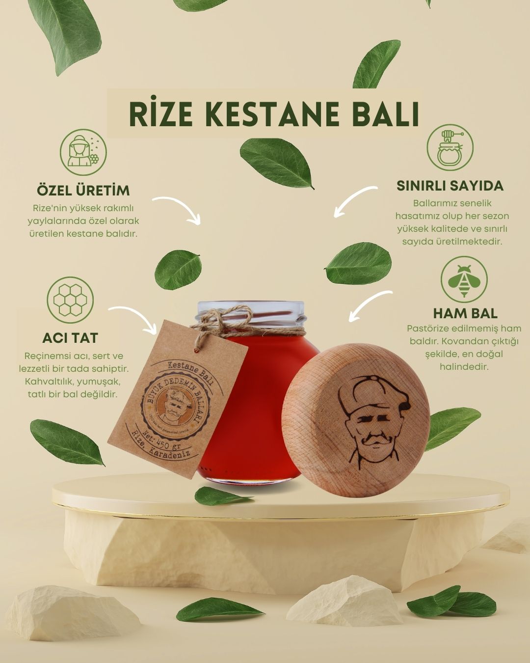 Rize Kestane Balı Satın Al 254,63 TL | Organik Bal ve Arı Ürünleri